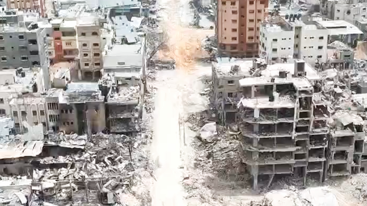 80% Of Gaza Has Been Either Damaged Or Totally Destroyed. Netanyahu ...