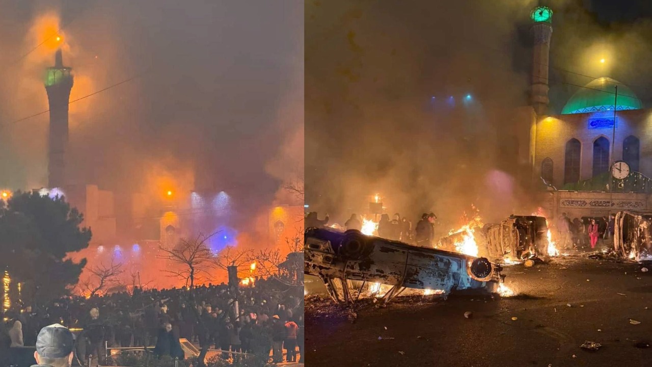 US And Israeli Backed Protestors Take Iranian Police Officers And ...